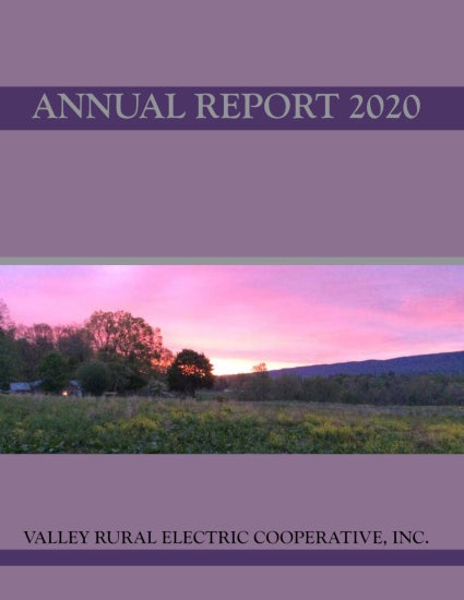 Annual Report | Valley Rural Electric Cooperative